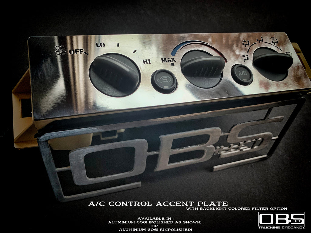 OBS A/C Unit Cover Plate - Illuminated Version - Style # 2 – OBS Billet