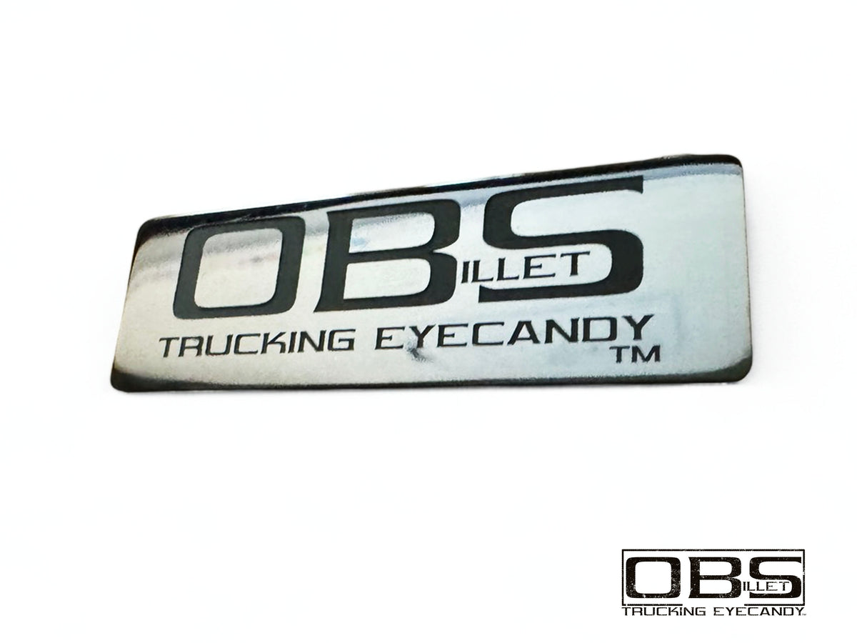 "TRUCKING EYECANDY™" Tailgate Emblem - Regular Engraved - Machined Bil ...