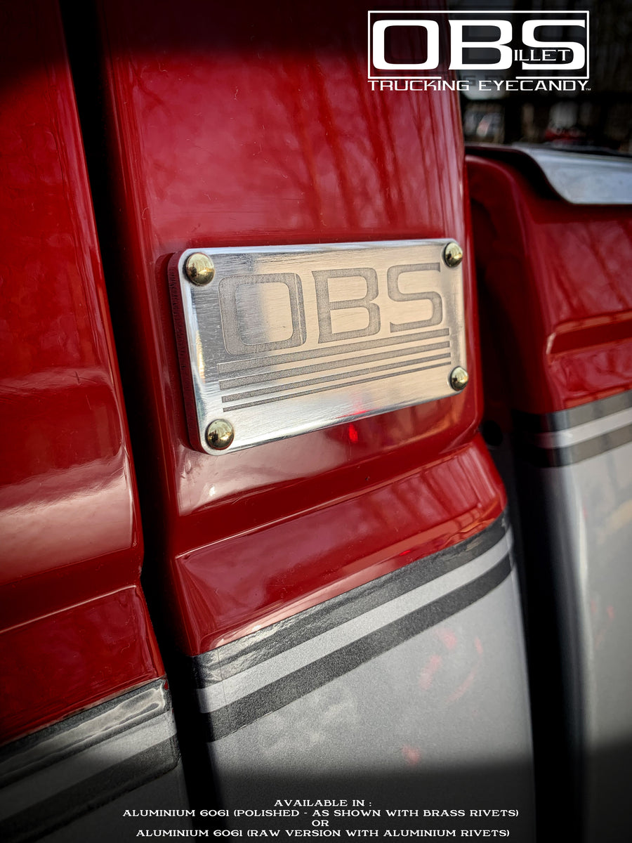 OBS - '4 Line' Classic Pillar Emblem - "Industrial Era" Sold as a Pair ...