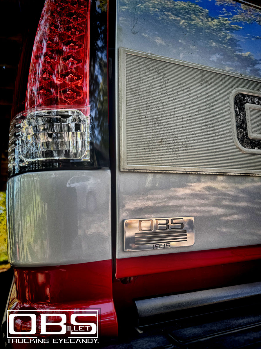 OBS Body Emblem - Classic 4 line- Year (at bottom) Specific - Machined ...