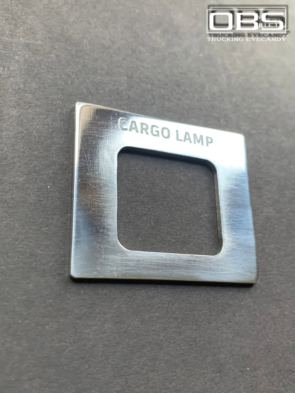 OBS Billet Dashboard Consul Blanking Plate (Single Engraved Unit)