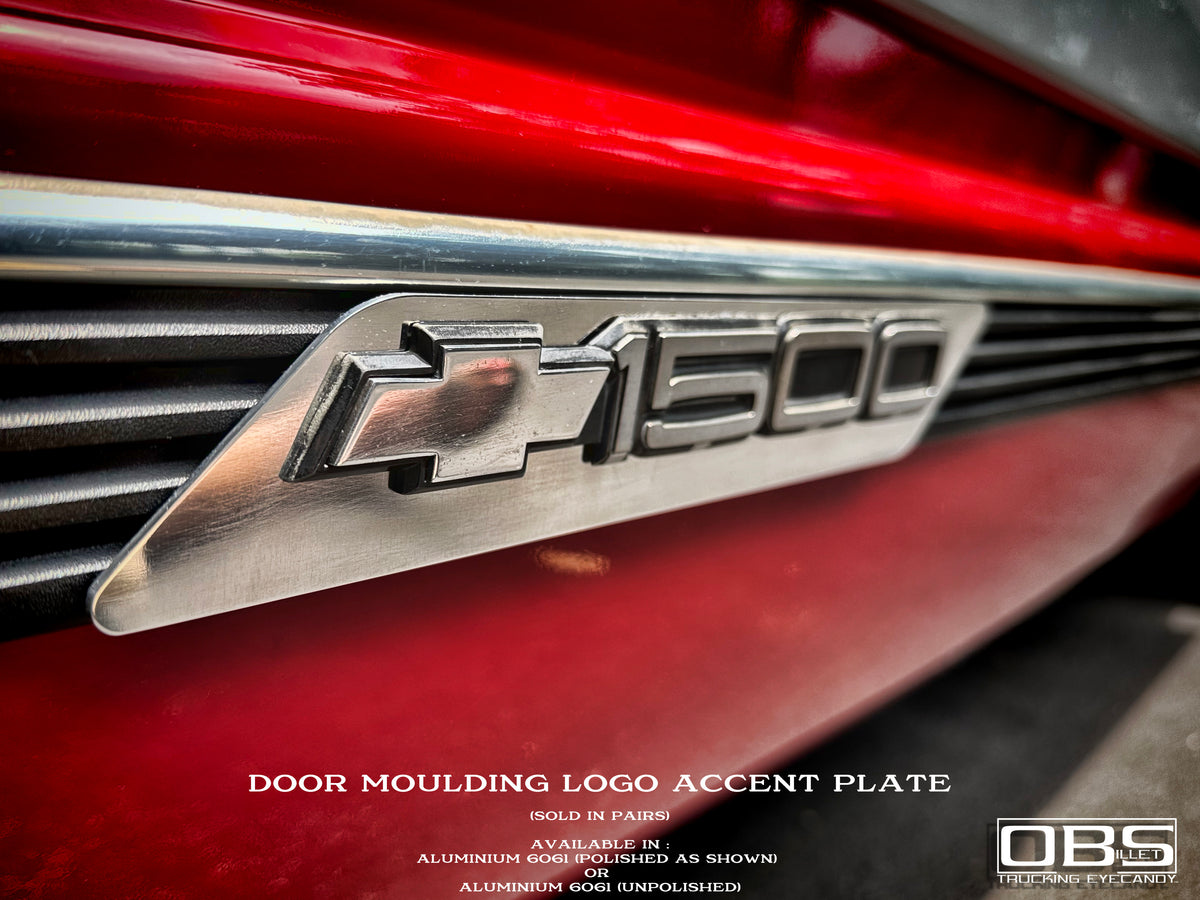 OBS Door Side Mounted Emblem Plates- Sold as a Pair – OBS Billet