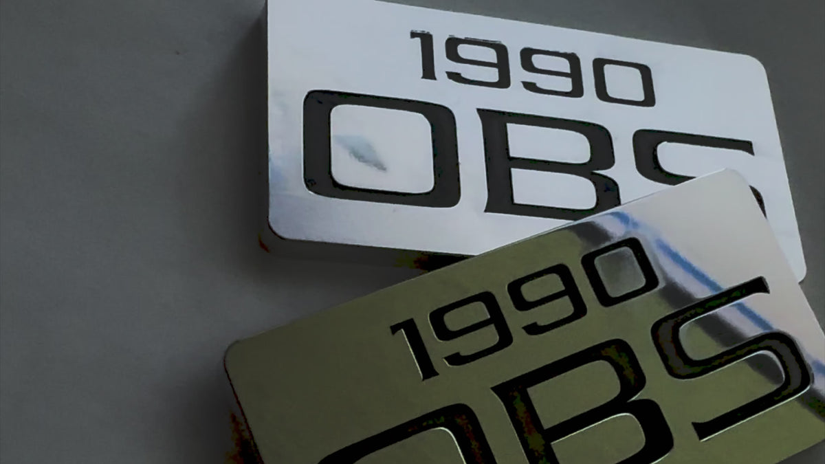 OBS Pillar Emblem - Year (at top) Specific - Machined Billet - Sold as ...